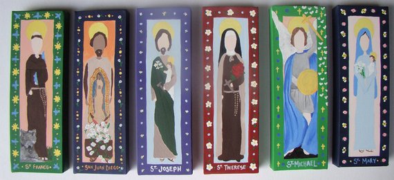 1000 Saints – Hand painted portraits of your favorite Catholic Saints ...