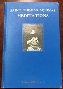 THE MEDITATIONS OF ST. THOMAS AQUINAS – TOM PERNA